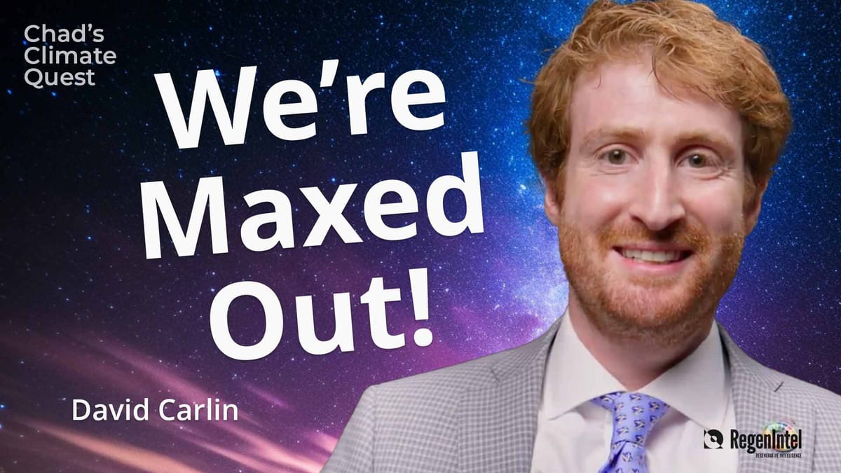 Analyzing Impact, TNFD and Catalysts with David Carlin